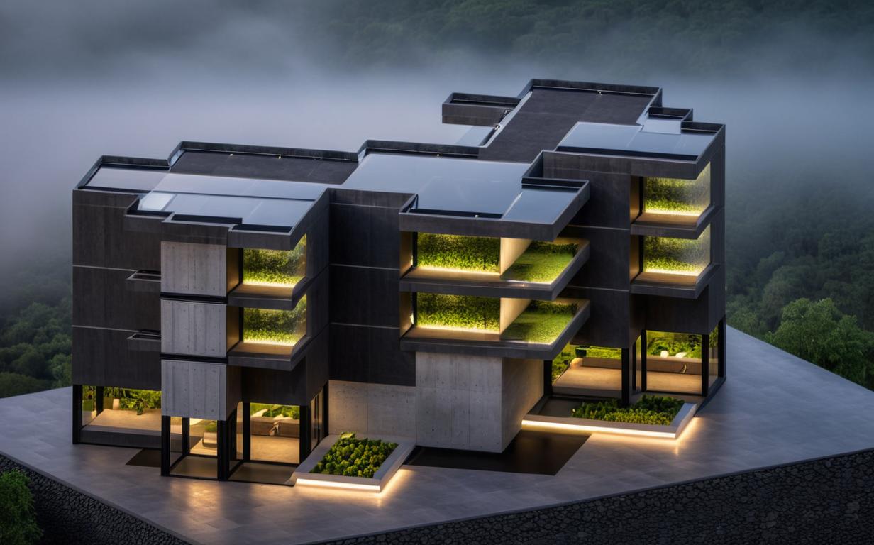 single-family-home in dramatic-deconstructivist - ReRender AI