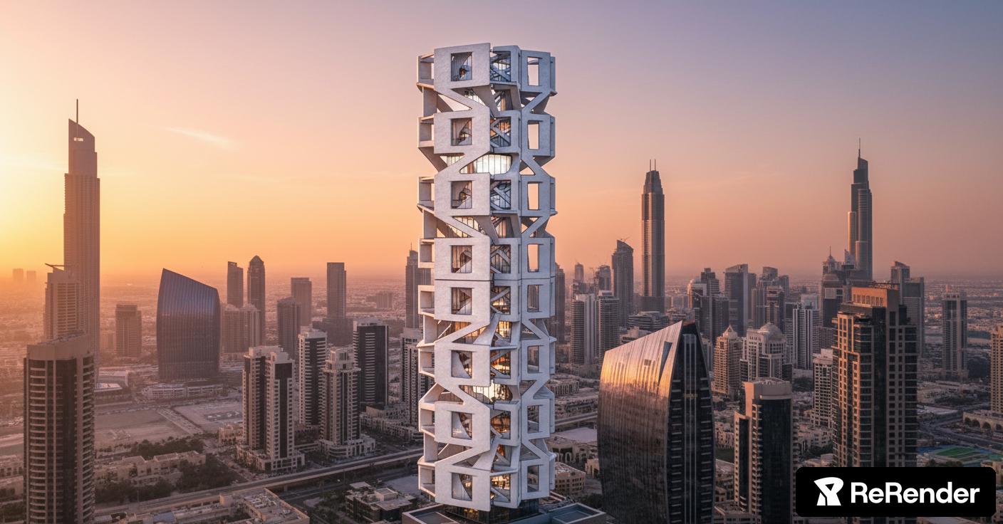 single-family-home in sleek-international - ReRender AI