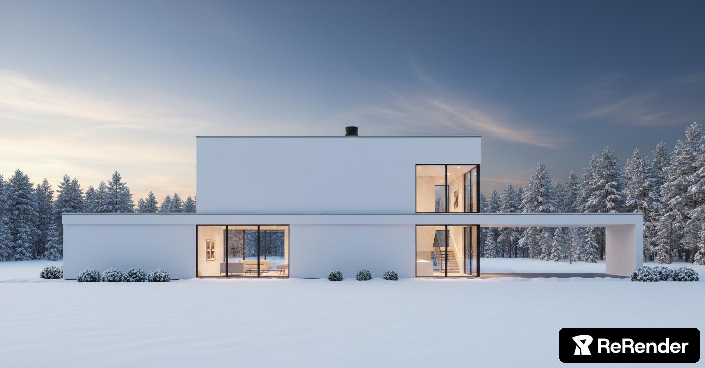 single-family-home in sleek-international - ReRender AI