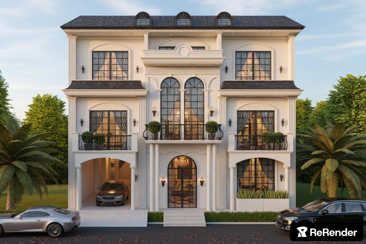 single-family-home in high-tech - ReRender AI